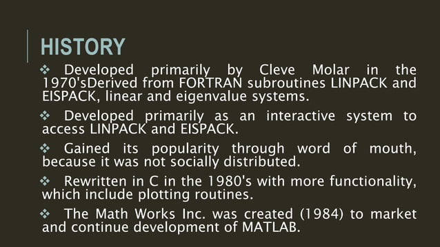 Introduction of Matlab | PPT