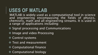 Introduction of Matlab | PPT