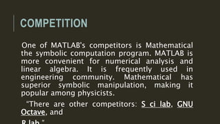 Introduction of Matlab | PPT
