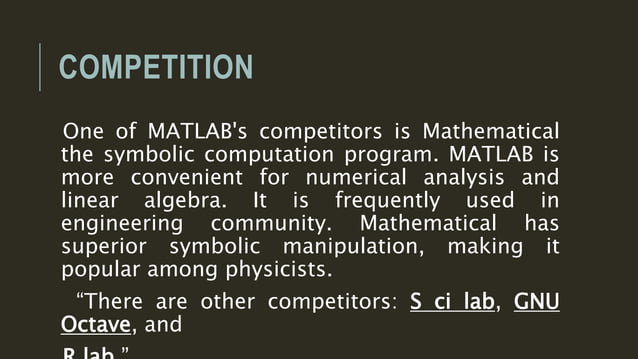 Introduction of Matlab | PPT