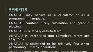 Introduction of Matlab | PPT