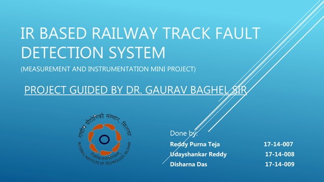 IR based railway track fault detection system | PPTX