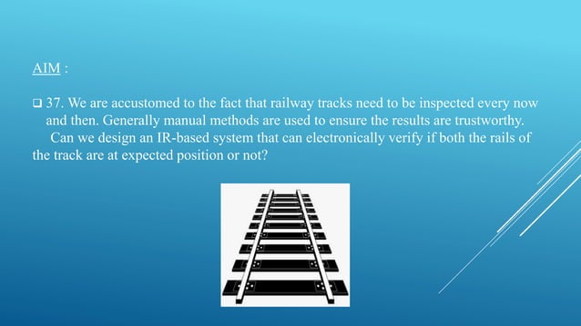 Ir Based Railway Track Fault Detection System Pptx