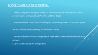 IR based railway track fault detection system | PPTX
