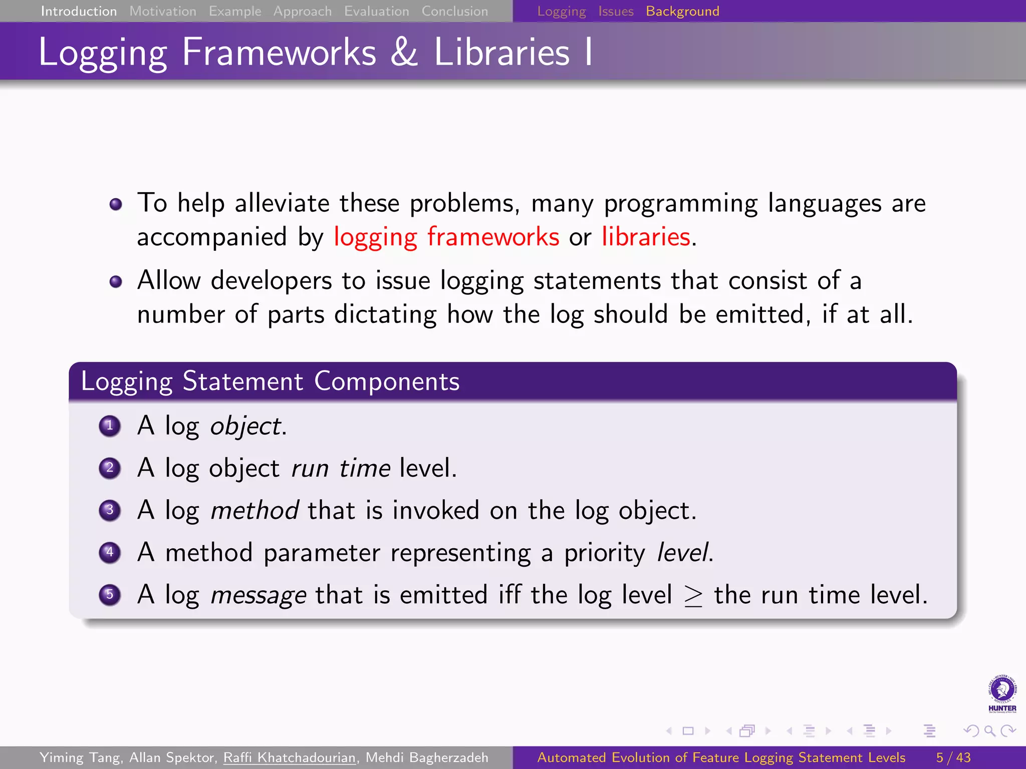 Automated Evolution Of Feature Logging Statement Levels Using Git