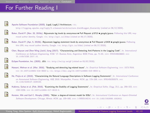 Automated Evolution of Feature Logging Statement Levels Using Git ...