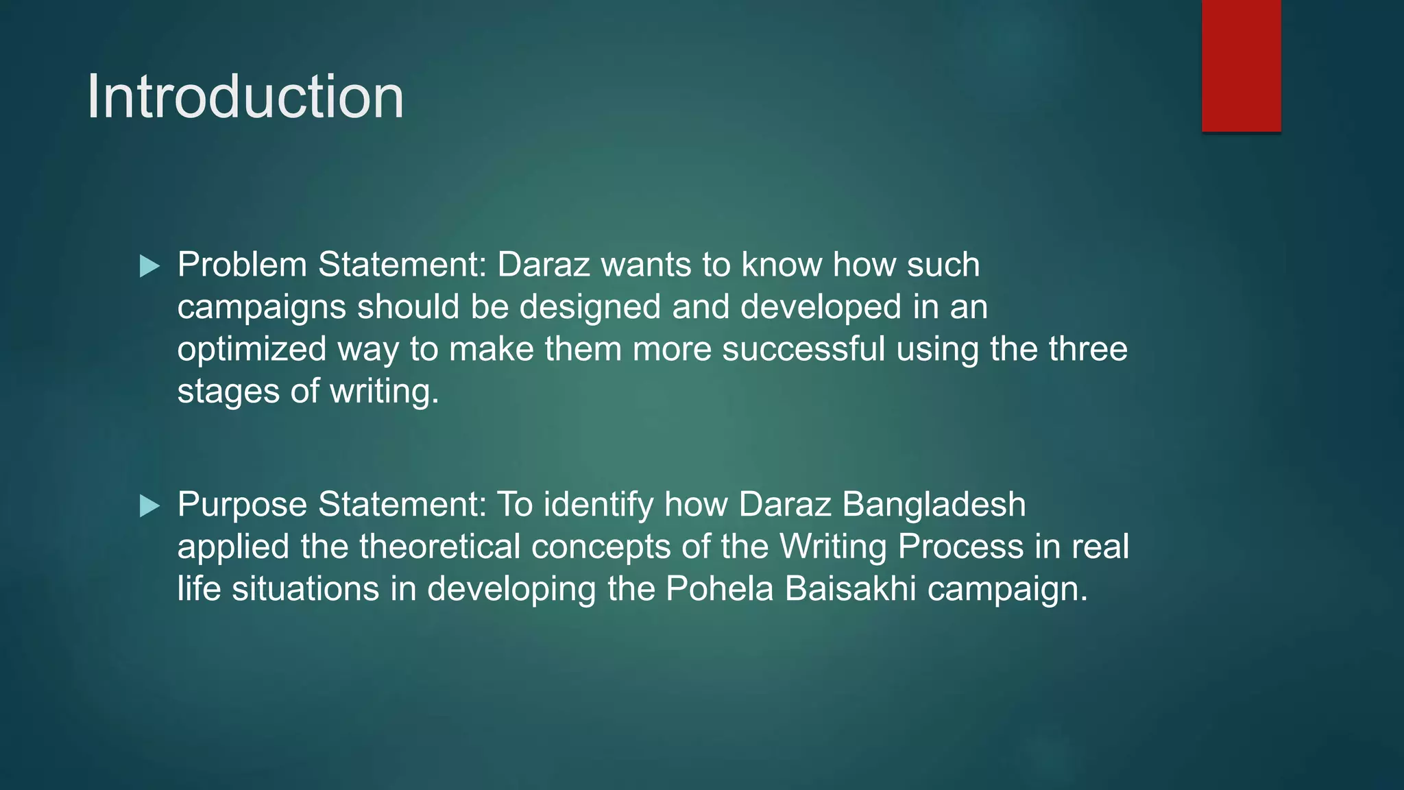 The Writing Process - Planning, Drafting and Revising of the Baishakhi Mela 1426 Campaign by ...