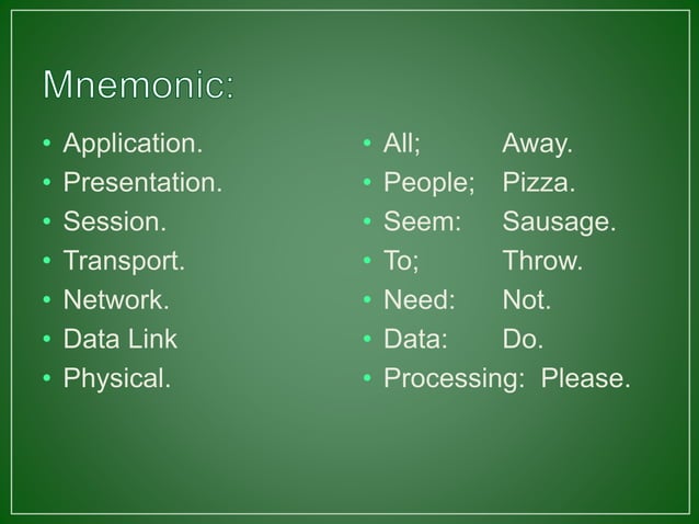 Mnemonics | PPTX | Technology & Computing