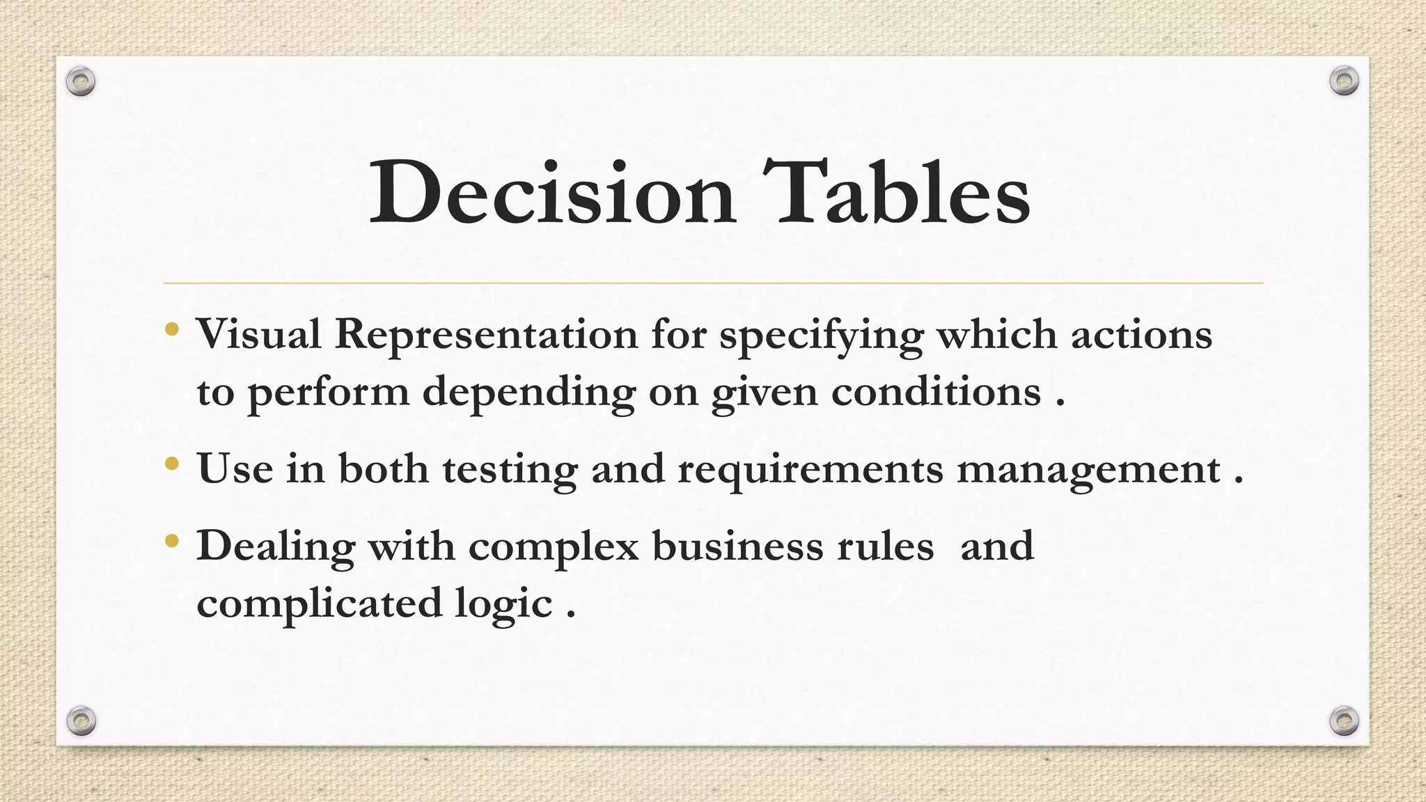 Modelling Logic with Decision Table | PPTX | Business | Business and ...