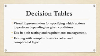 Modelling Logic with Decision Table | PPTX | Business | Business and ...