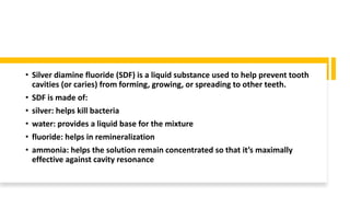 RECENT ADVANCES IN PEDIATRIC DENTISTRY | PPTX