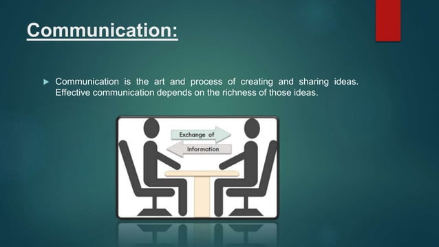Effective Communication skill and its process. | PPT