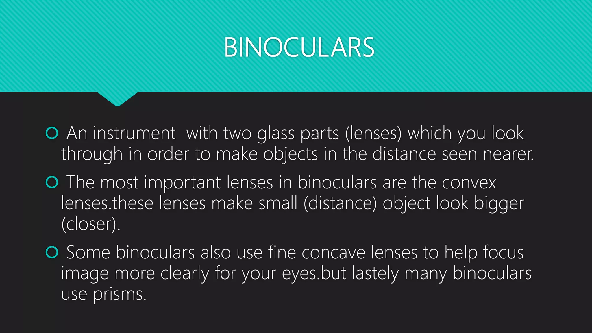 Binocular and telescopes | PPTX