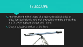 Binocular and telescopes | PPT