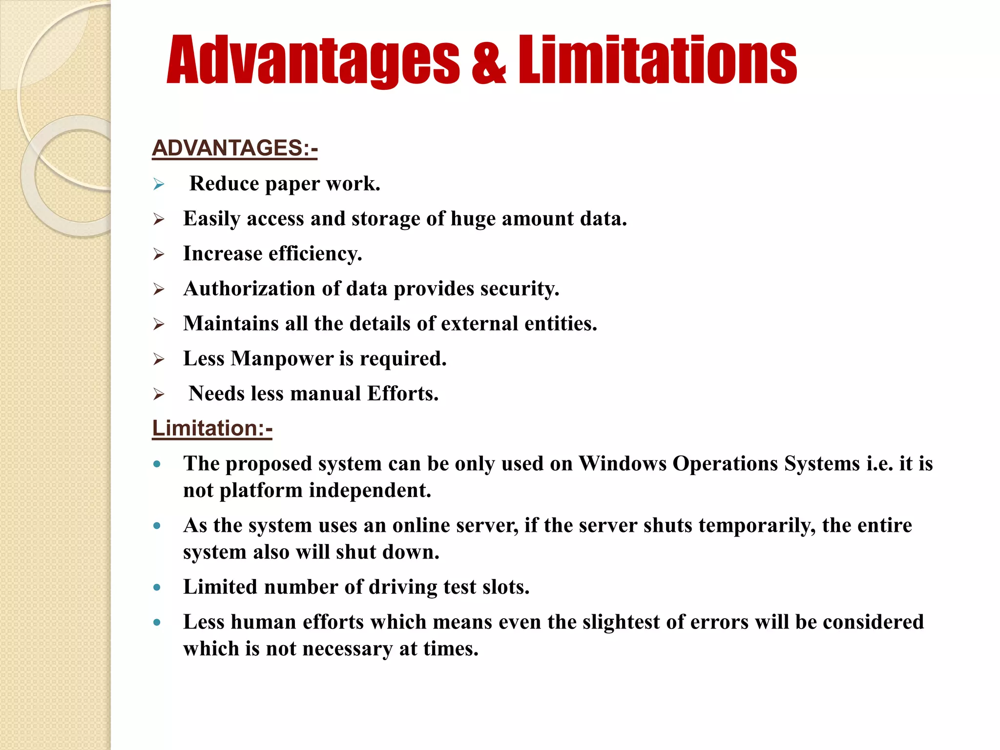 RTO Management System | PPTX