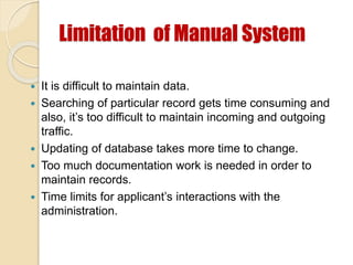RTO Management System | PPTX