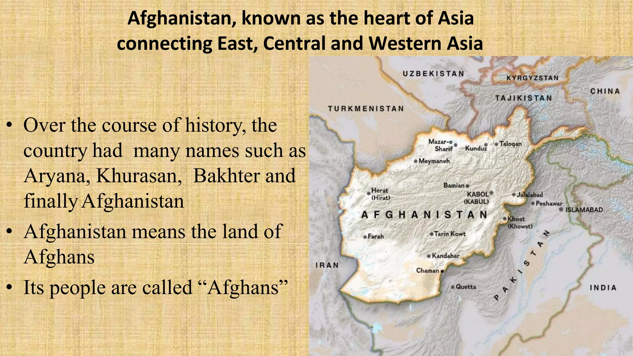 A Brief Insight of The Afghanistan (History+ culture & Art+ lifestyle ...