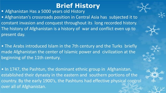 A Brief Insight of The Afghanistan (History+ culture & Art+ lifestyle ...
