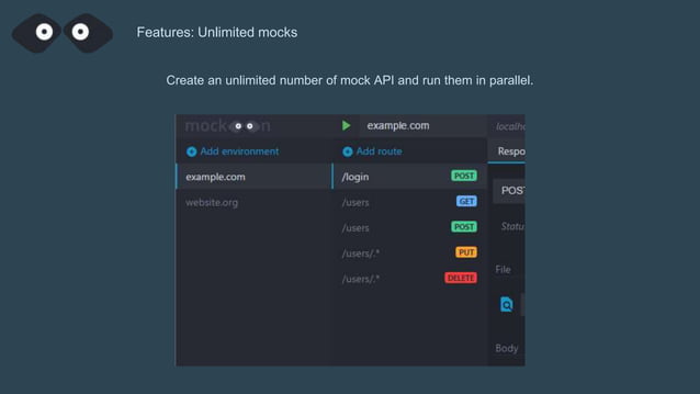 Mockoon - Create mock APIs in seconds | PPT