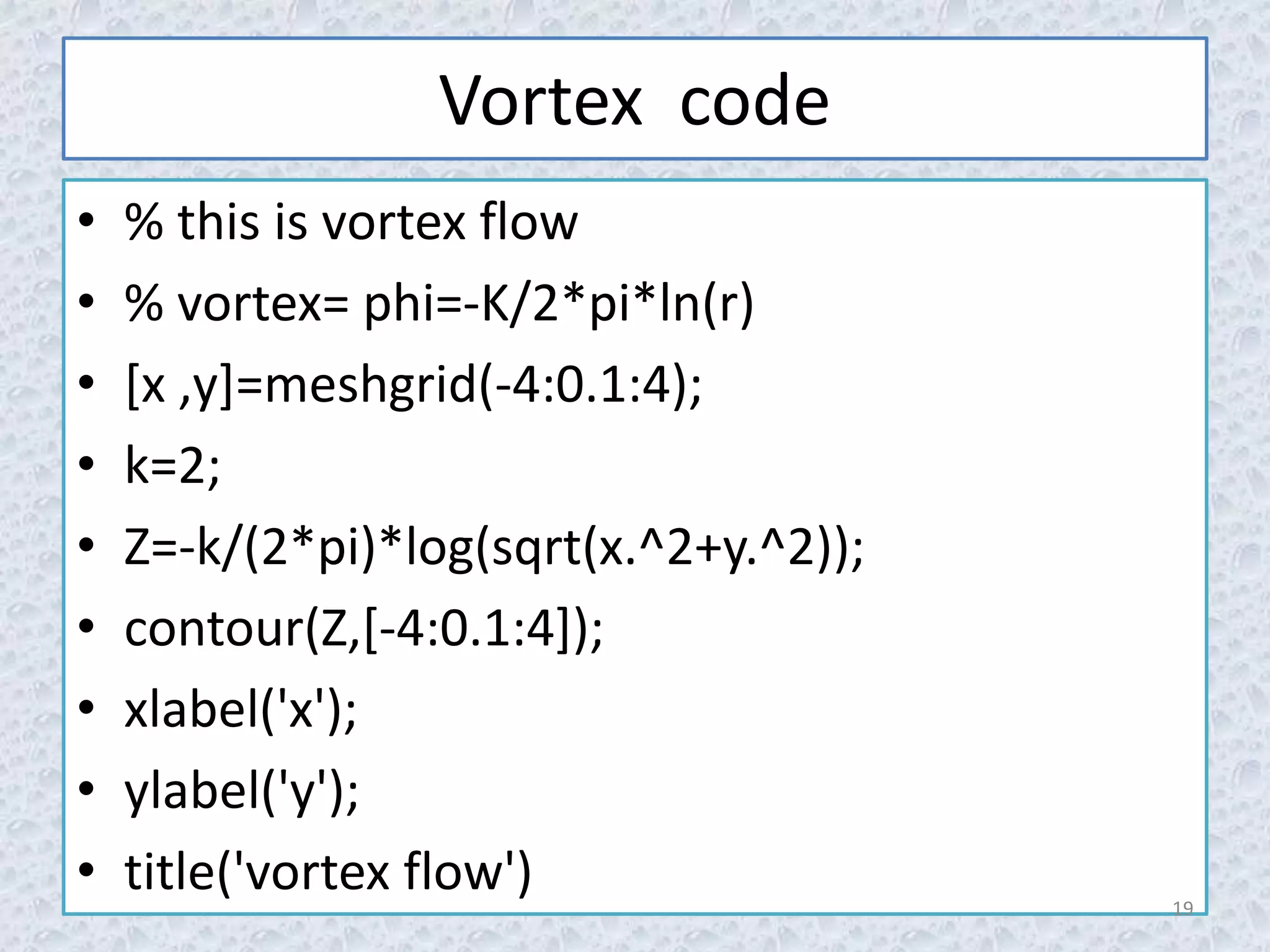 vortex and circulation | PPTX