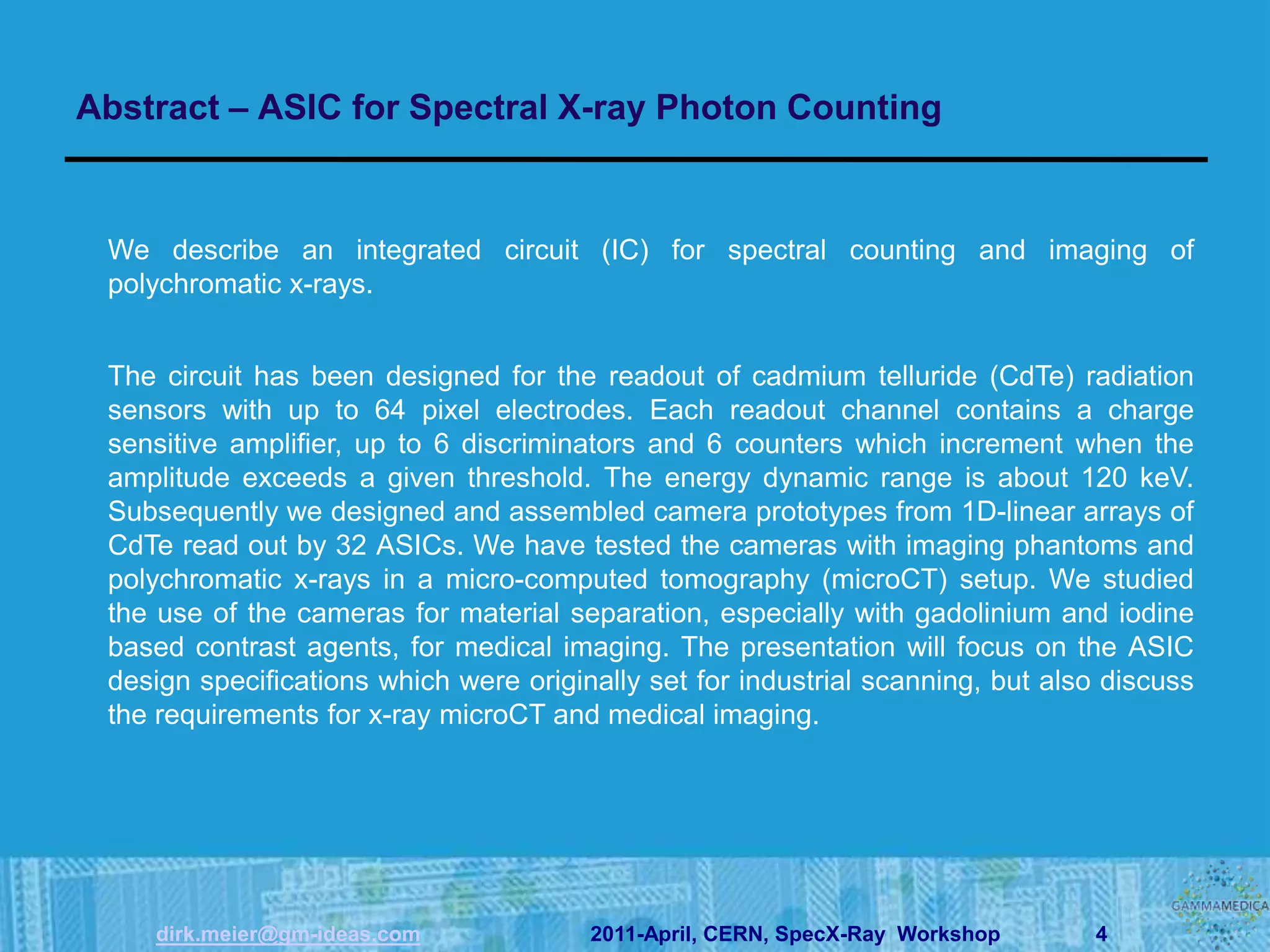 Spectral x-ray photon counting | PPTX