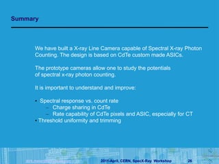 Spectral x-ray photon counting | PPTX