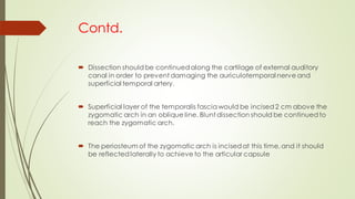 Extraoral Surgical Approaches to Temporomandibular Joint | PDF
