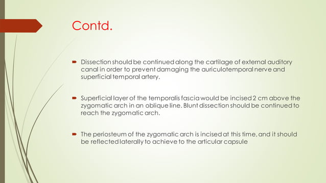 Extraoral Surgical Approaches to Temporomandibular Joint | PDF | Death ...