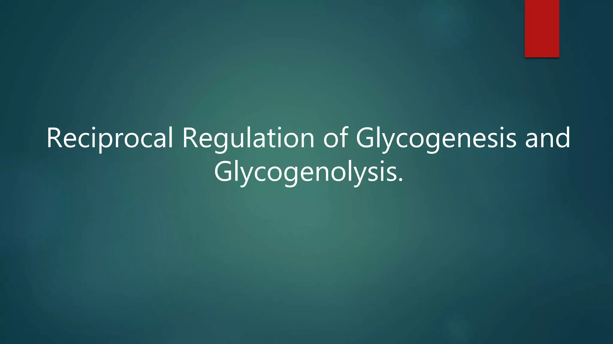 Reciprocal Regulation of Glycolysis and Gluconeogenesis; & Reciprocal ...