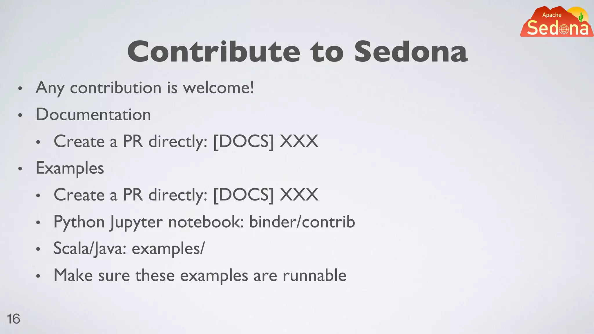 Apache Sedona Community Call slides Part 1 | PPT