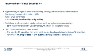 HPDC'23 Rapidgzip | PPT