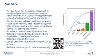 HPDC'23 Rapidgzip | PDF