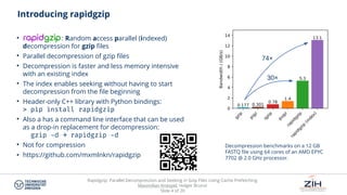 HPDC'23 Rapidgzip | PPT