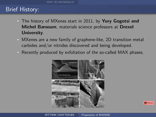 Preparation Of MXenes (A novel 2D Material) | PDF