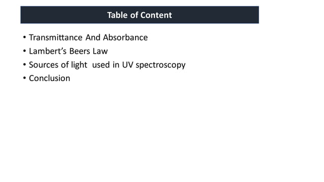 Different Sources of radiation used in UV VISIBLE SPECTROSCOPY | PDF