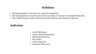 Oral Anticoagulation | PPTX