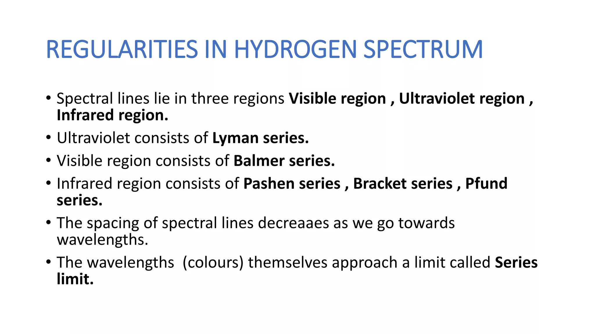 SPECTROSCOPY AND ATOMIC SPECTRUM | PPTX