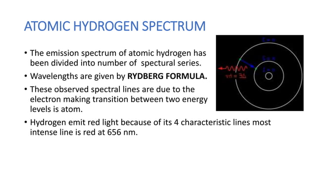 SPECTROSCOPY AND ATOMIC SPECTRUM | PPT