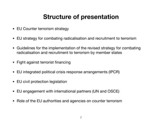 EU policies and legal instruments on counter terrorism | PDF