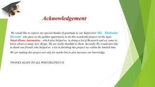 smart home automation system | PPTX