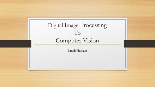 Computer Vision Presentation | PPTX