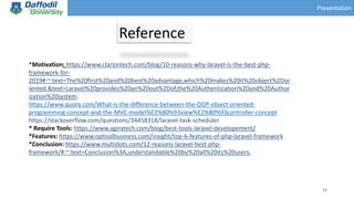Laravel Presentation | PPTX