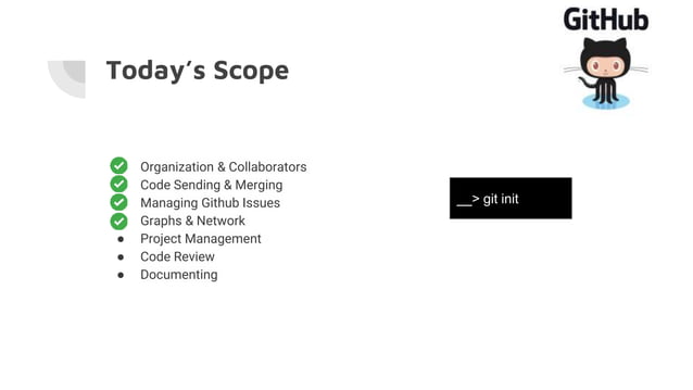 Introduction to Github for Team Project | PPTX