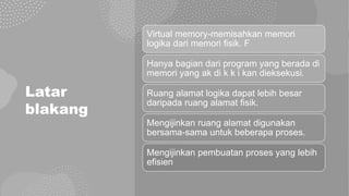 Implementasi virtual memori | PPTX