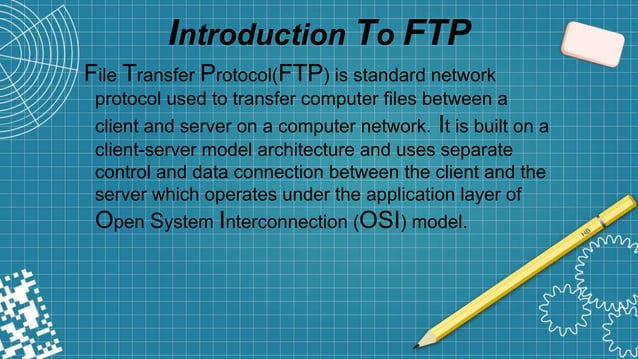 File Transfer Protocol Ftp Ppt