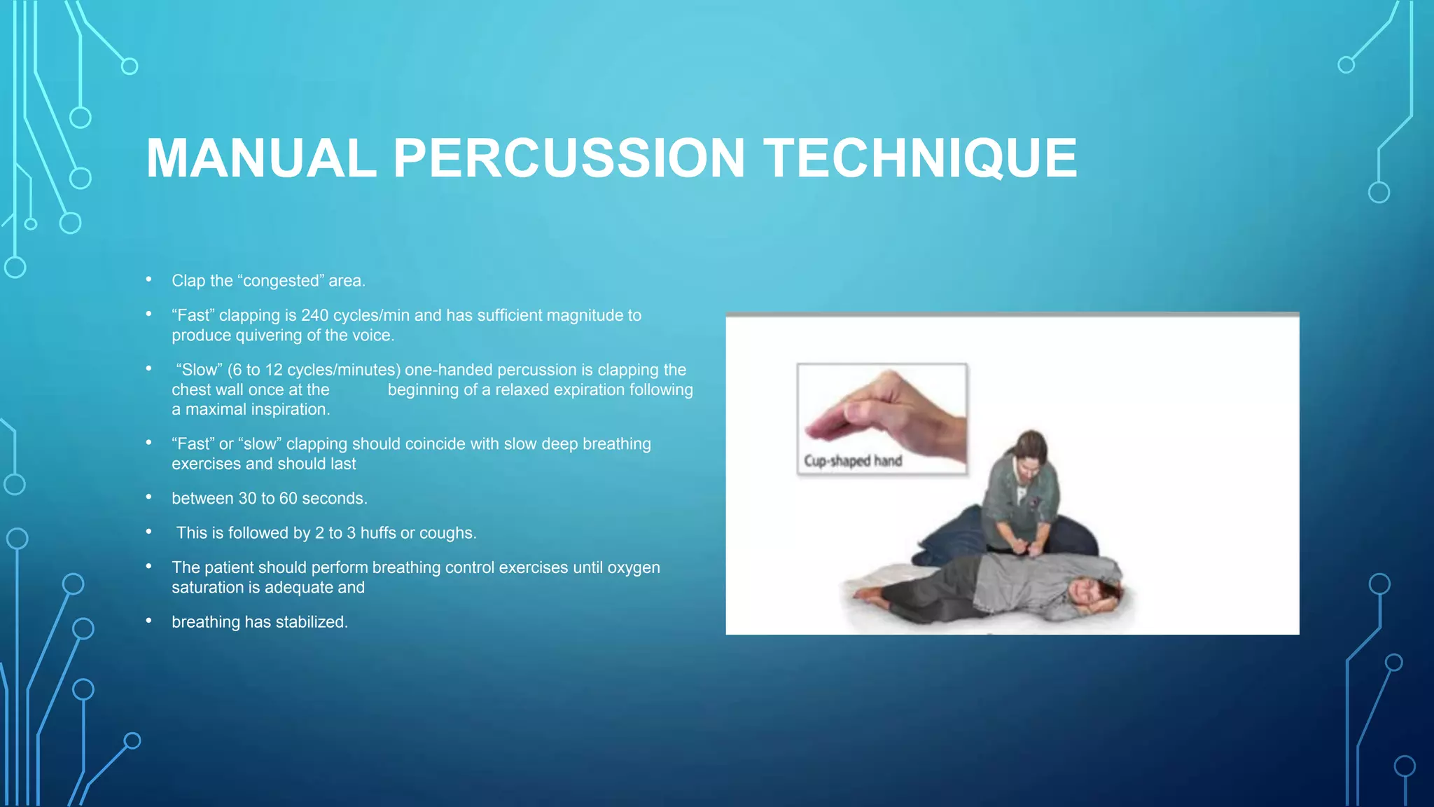 CHEST PHYSIOTHERAPY TECHNIQUES | PPTX