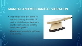 CHEST PHYSIOTHERAPY TECHNIQUES | PPTX