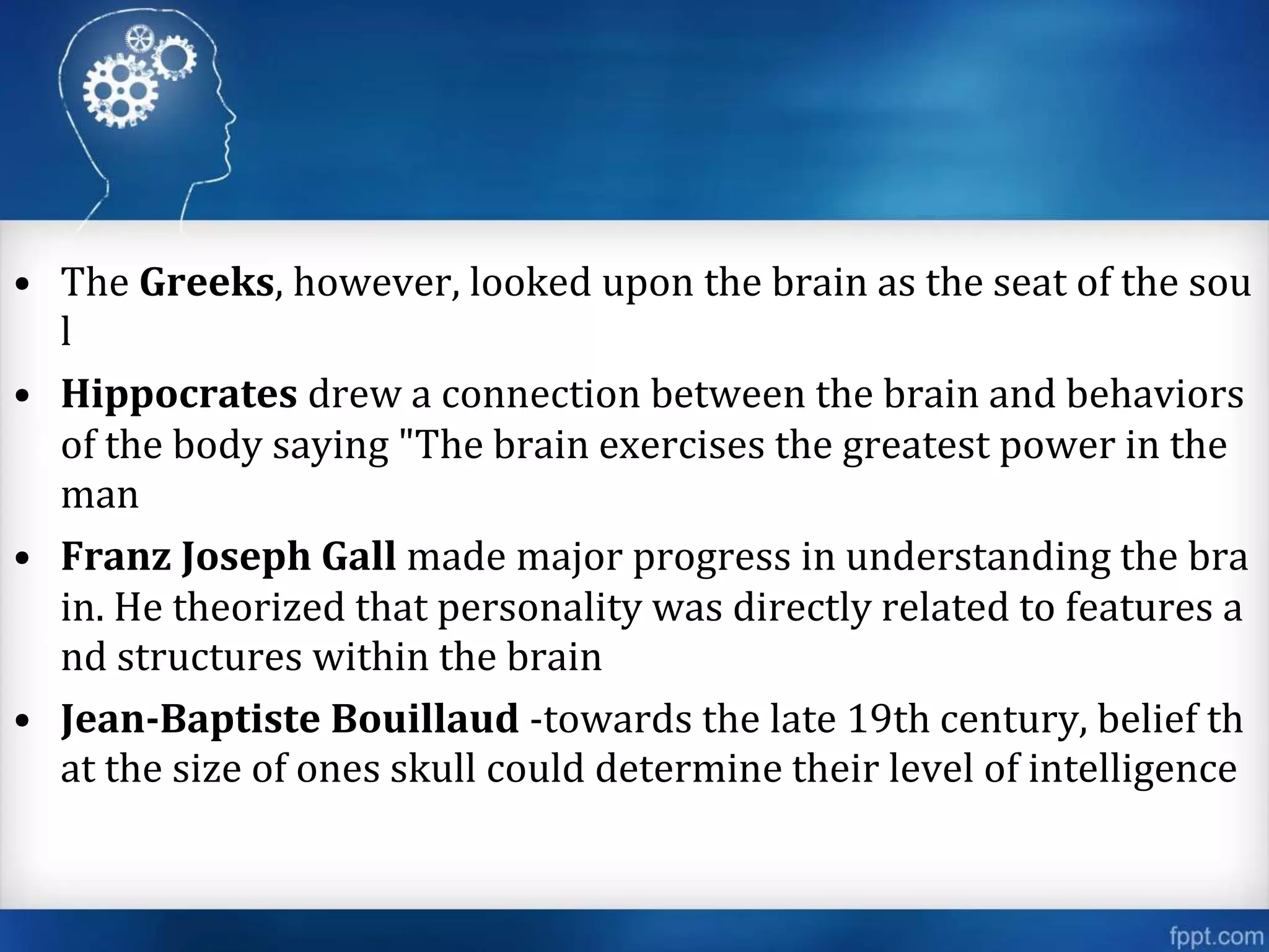 an introduction to neuropsychology | PPT