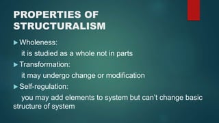 Structuralism In Research Methodology | PPT
