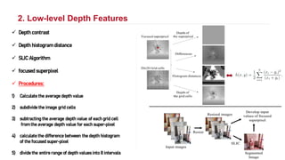 Learning RGB-D Salient Object Detection using background enclosure, depth contrast, and top down ...